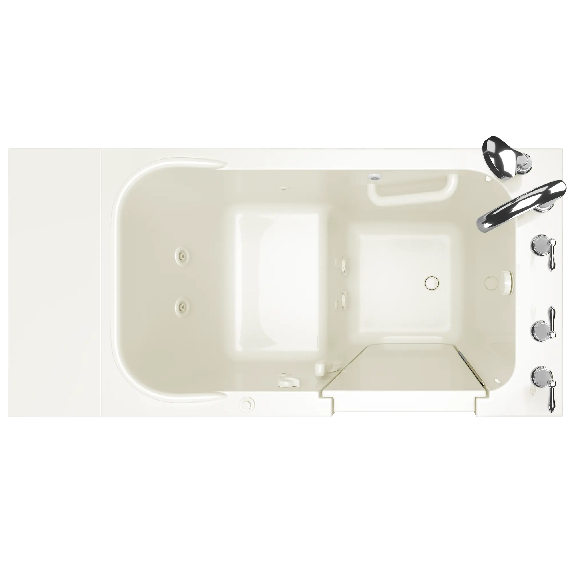 Gelcoat Value Series 28 x 48-Inch Walk-in Tub With Whirlpool System ...