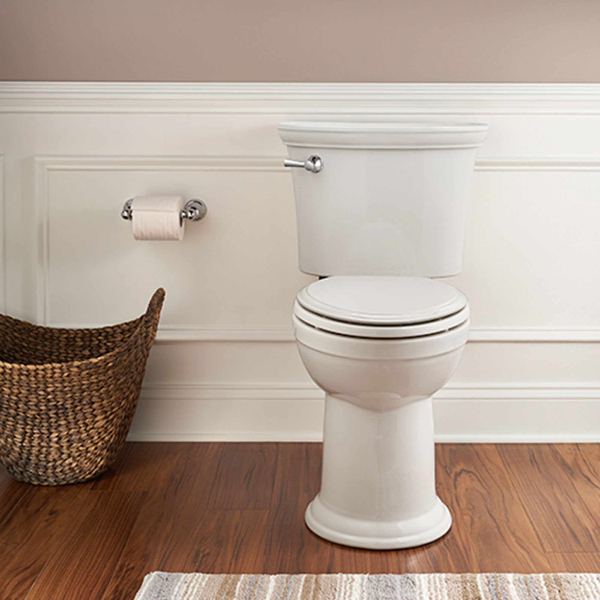 Esteem VorMax Two-Piece 1.28 gpf/4.8 Lpf Chair Height Elongated Toilet ...